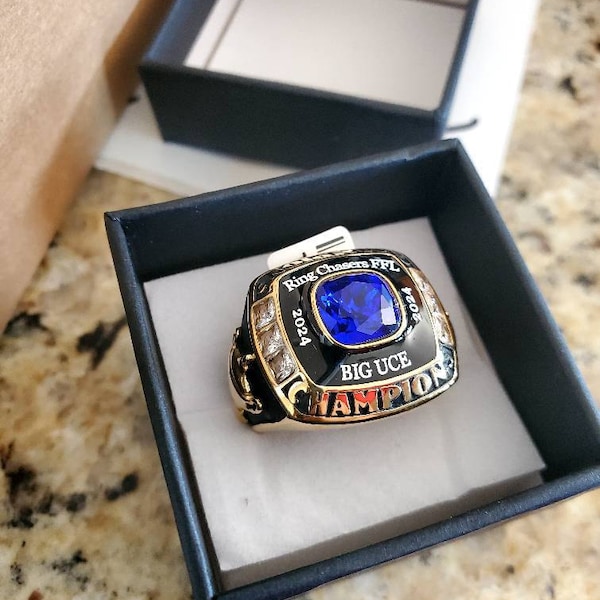 Custom Text and Color Championship Ring - Football, Baseball ...