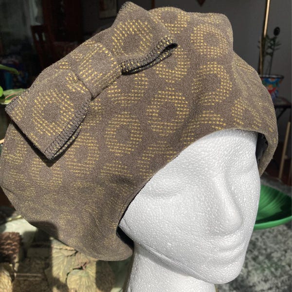 Cloche Hat PDF Sewing Pattern, Vintage Style Hat Sewing Tutorial, Retro ...