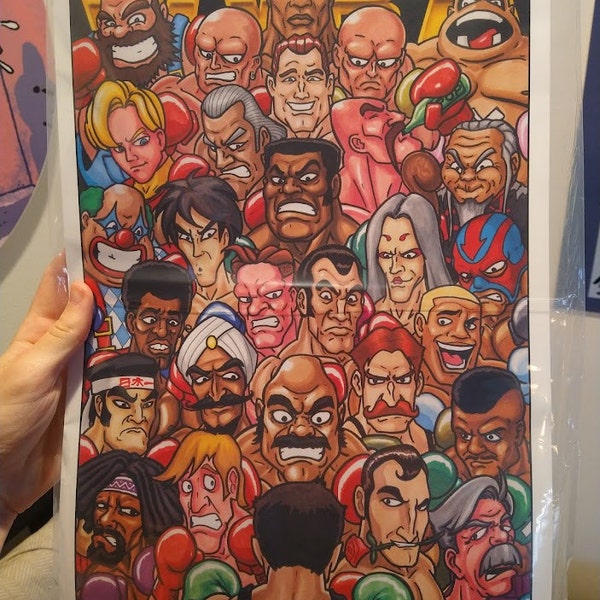 Punch-out!! - 11x17 Fine Art Print - Etsy