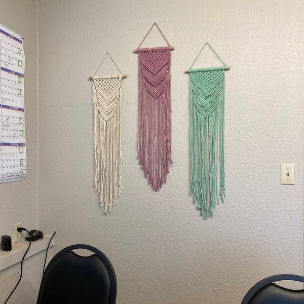 Macrame Wall Hanging - Custom Macrame - Boho Decor - Macrame Decor - Modern Macrame - Wall Art ...