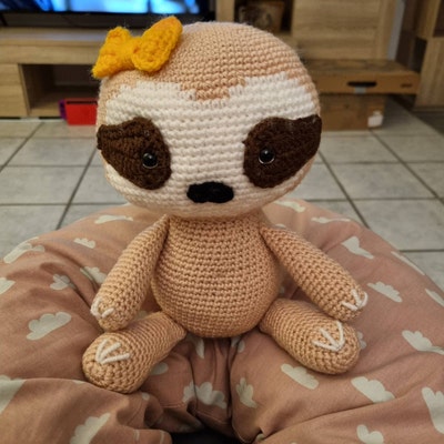 E-book Crochet Pattern Amigurumi Sloth Juliet PDF english - Etsy