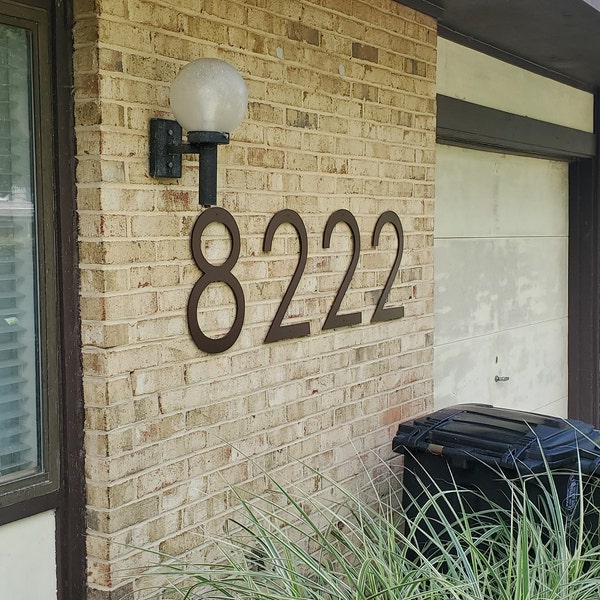 16 Inch Modern House Numbers Letters - Etsy