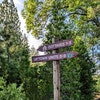 Custom Carved Cedar Arrow Directional Outdoor Sign, Medium Sized Font ...