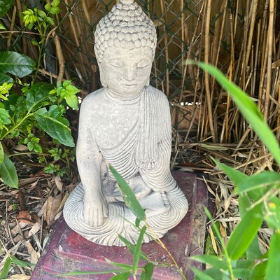 Stone Garden Tree Wizard Hand Cast Statue Ornament - Etsy UK