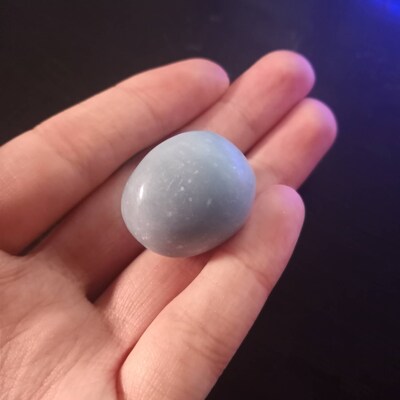 Angelite Tumbled Stone, Tumbled Angelite, Healing Angelite, T-4 - Etsy