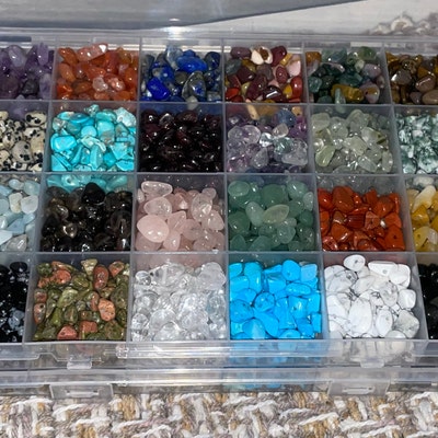Bulk Crystal Kit, Healing Gemstone Crystal Chip Kit,chakra Beads,stone ...