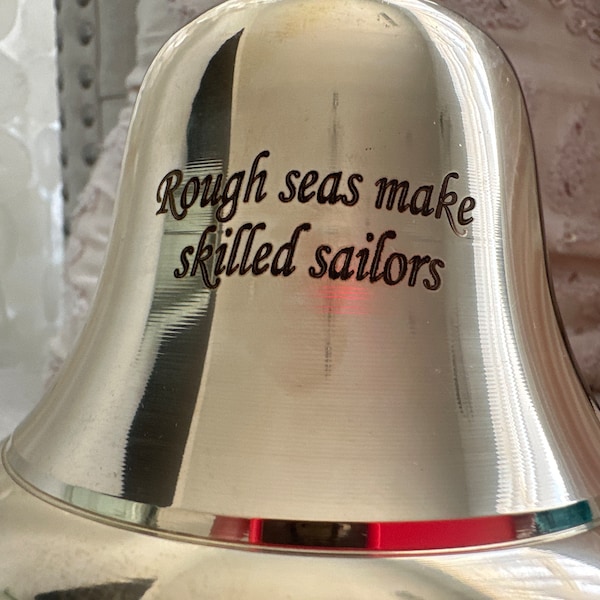 Personalized Brass Bell, Engraved School Wall Hanging Bell Indoor ...