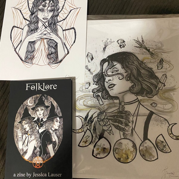 Wiccaphobia Fear of Witches & Witchcraft Inktober Art Print - Etsy