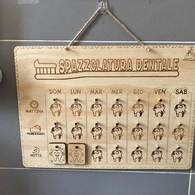 Wooden Daily Routine Board, My Daily Routine, Child's Routine, Task ...