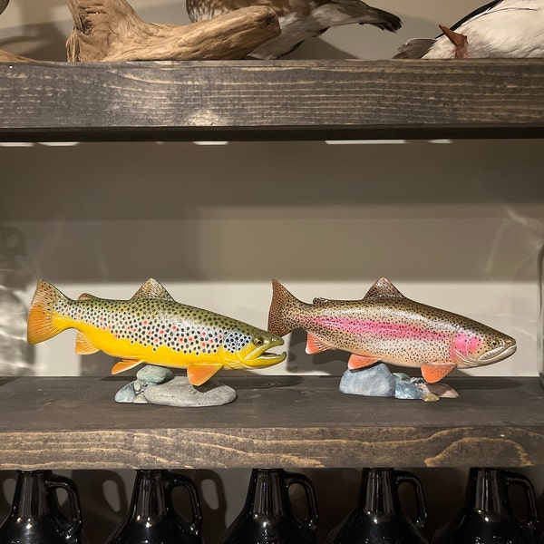 Cutthroat Trout Taxidermy Mount Fishing Gift for Angler Fisherman Art ...