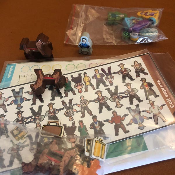 LORDS of WATERDEEP Meeples Upgrade Kit Stickers + Free Scoundrels of Skullport • Decals Kit ...
