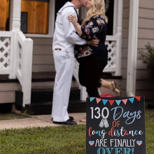 Welcome Home Wife Spouse Husband Sign Homecoming Back From Deployment ...