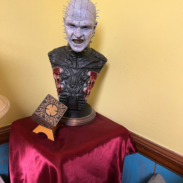 Hellraiser Pinhead Bust Statue Horror 1:2 Scale - Etsy