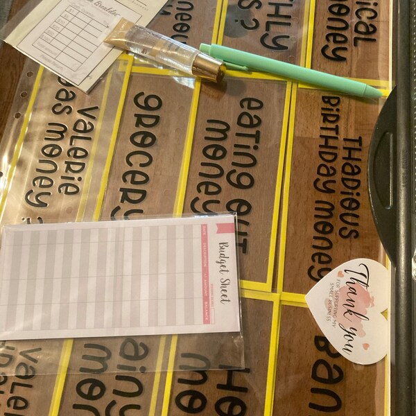 Cash Breakdown | Bank Slips | Reusable Teller Slip - Etsy