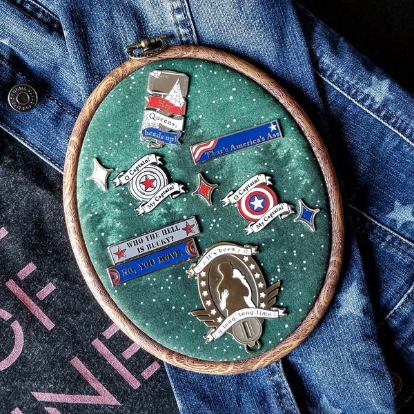 No, You Move - Captain America, Peggy Carter Quote Pin - 2" Wide - Etsy