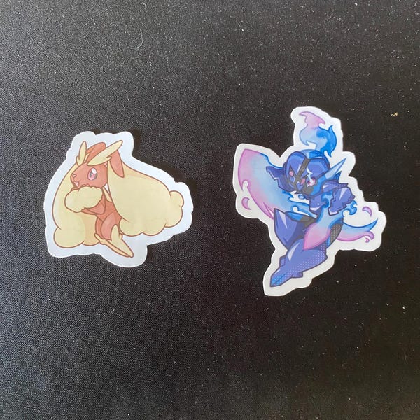 Ogerpon Cute Vinyl Sticker - Etsy