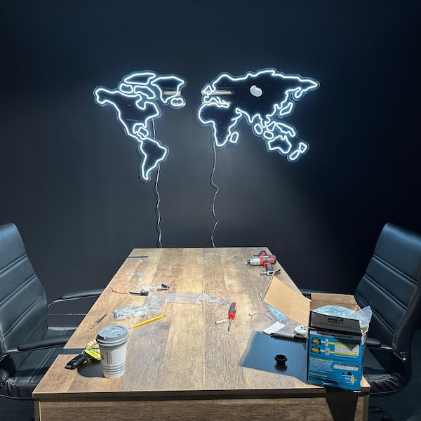 Tron Flynn's Arcade LED Neon Sign, Custom LED Neon Sign, Home Wall Art ...