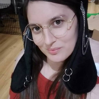 Goth Bunny Ears eliza - Etsy