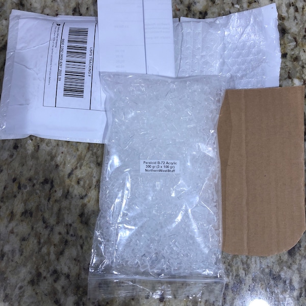 Freeship- Paraloid (acryloid) Acrylic B-72 Copolymer Lacquer/adhesive ...