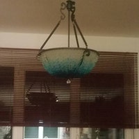 Sea Glass Chandelier Lighting Fixture Flush Mount Ceiling Fixture ...