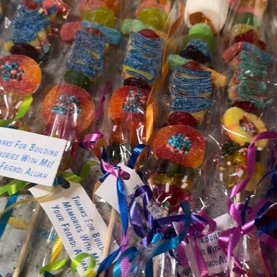 10 BASEBALL Candy Kabobs Personalized Party Favors, Baseball Party ...