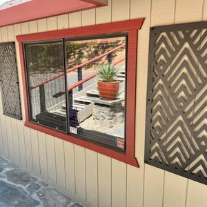 Metal Privacy Screen, Decorative Panel, Outdoor Garden, Fence, Art ...