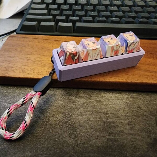 Mechanical Switch Clicky Fidget - 105+ Colors, 1 Key Mochi Keychain ...