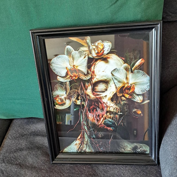 HELLBOUND Print | Gothic Horror | Horror Art | Horror Home Decor | Gothic Home Decor | Dark Art ...