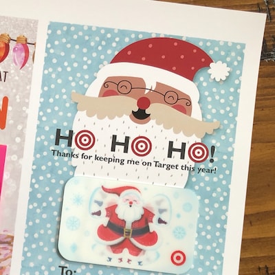 Printable Christmas Gift Card Holder, Thank You Gift Card Holders ...