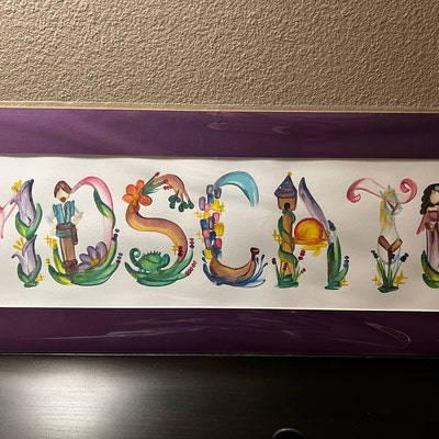 Name Painting Brushes Letter Brush Art Brushes Custom Name - Etsy