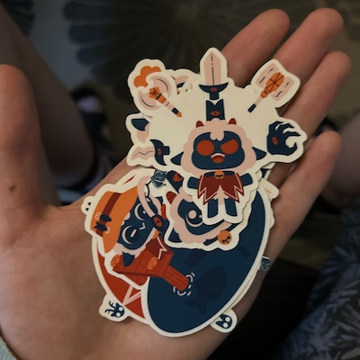 Oneshot Niko Sticker Set Sticker Set of 8 - Etsy