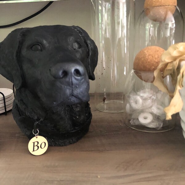 Black Lab Memorial Urn - Etsy