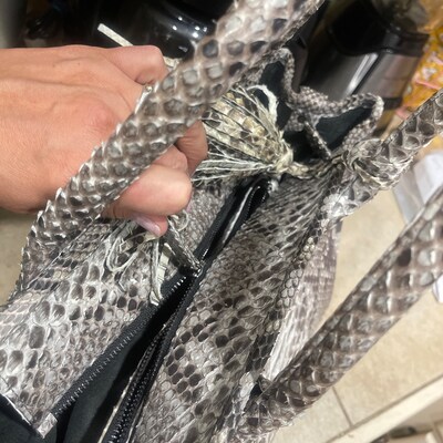 Python Bag snakeskin Purse python Purse python Handbag - Etsy