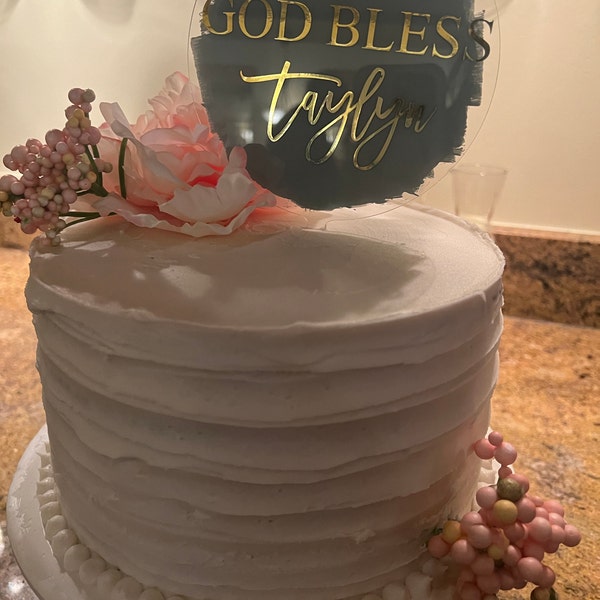 Custom Acrylic Letters, Cake Center Piece Topper, Cake Design , Cake ...