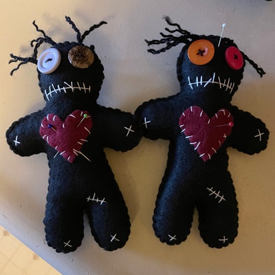 Mini Voodoo Dolls-sack of Voodoo-tiny Voo Doo Dolls in Sack-halloween ...