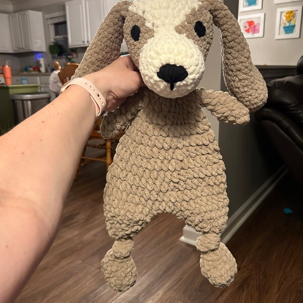 Hunley Hound + Teacup Pup Pattern | Knotted Dog Lovey - Etsy