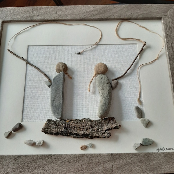 You Are My Rock Pebble Art Picture, Rock Art Praying, Jesus is My Rock ...