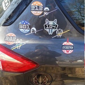 Star Wars 501st Legion Emblem METALLIC Blue or White | Etsy