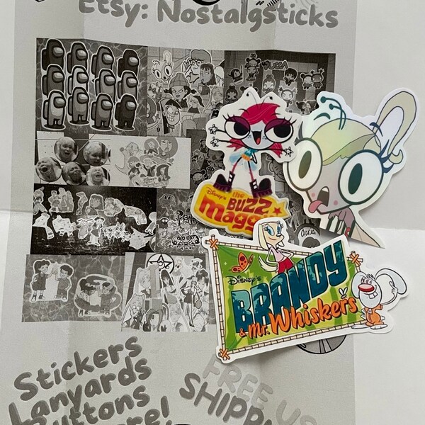 13 Cartoon Network Sticker Pack for Luggage/notebooks/skateboards/water ...
