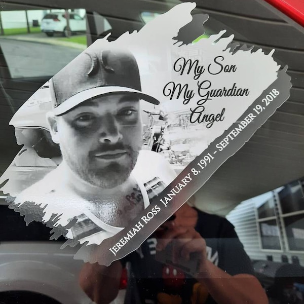 In Loving Memory Car Sticker Loss of Loved One Memorial Personalized ...