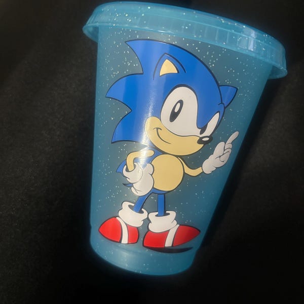 Sonic Cup / Kids Cup / Sonic the Hedgehog / Custom Cup / Kids Cups ...