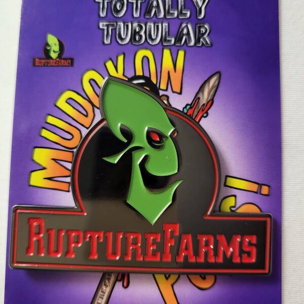 ODDWORLD: ABE'S ODDYSEE - Rupture Farms Logo Enamel Metal Pin Badge - Etsy