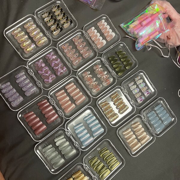 Custom Design No.126 Press on Nails | DIY My Nails | Welcome Any ...