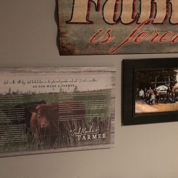 So God Made a Farmer by Paul Harvey Canvas Print - Farmer Gift - Etsy