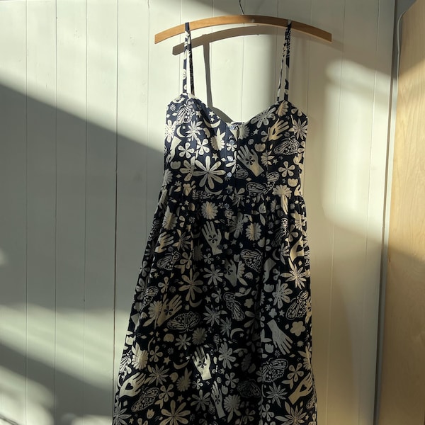 Buttondown Dress Pattern: Rosa Sundress, Mini & Midi (PDF Sewing ...