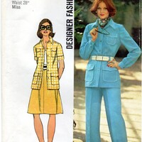9890 Vintage Simplicity Sewing Pattern Misses Pullover Top Pull on ...