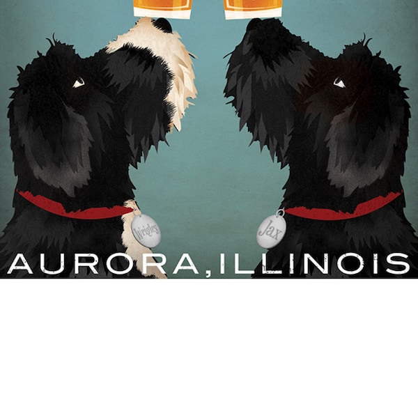 Personalized Pet Portrait DOODLE LABRADOODLE GOLDENDOODLE Poster Print ...