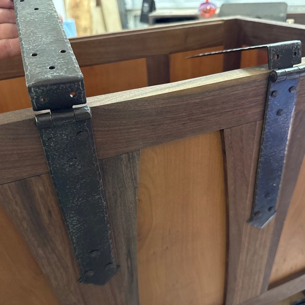 Medium Size Folded Outside Mount Hinge With Backset - Etsy