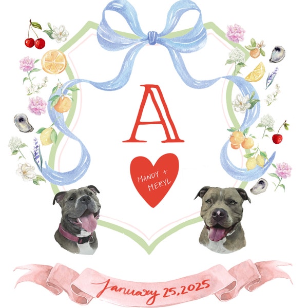 Preppy Blue Bow Crest PNG // Preppy Grandmillennial Clipart // Preppy ...