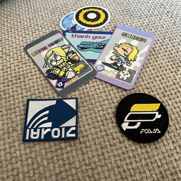 Splatoon Brand Patches - Etsy